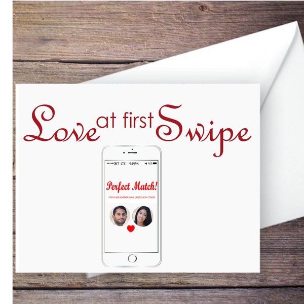 Tinder Card - Etsy