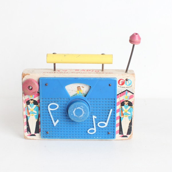 Fisher Price Wind up Radio - Etsy