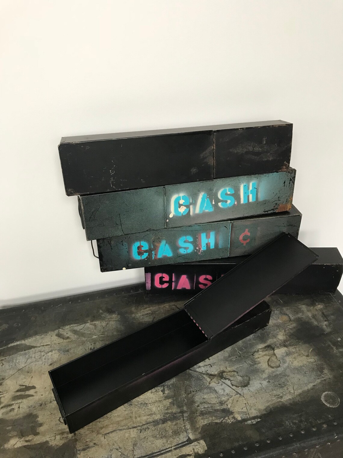 Vintage Metal Bank Deposit Boxes Cash Box Pick One | Etsy