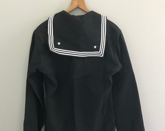 Navy Dress Blues Sailor Top Navy Blue Vintage Sailor Shirt - Etsy