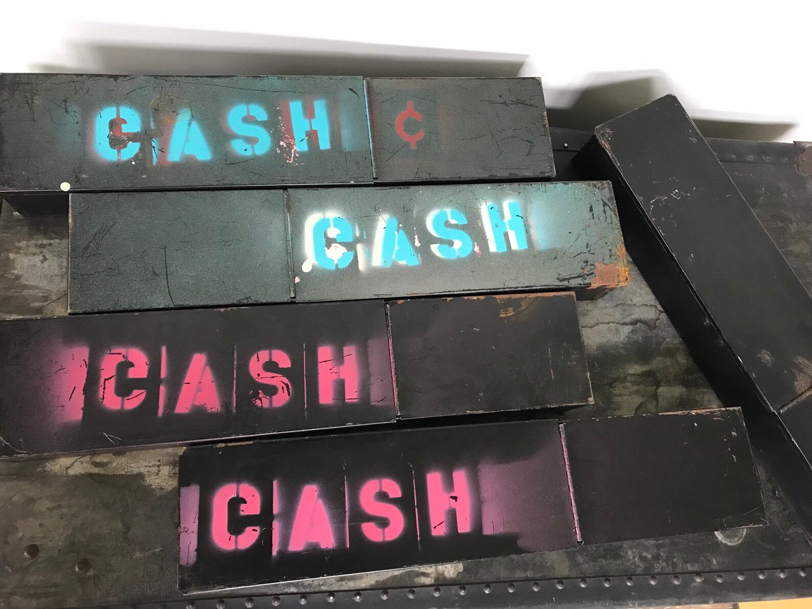 Vintage Metal Bank Deposit Boxes Cash Box Pick One | Etsy