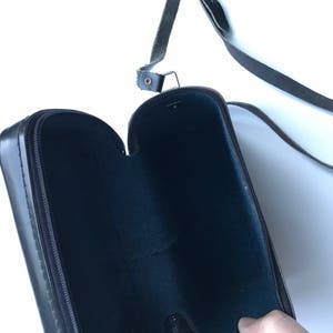 Vintage Black Leather Hardside Camera Case - Etsy