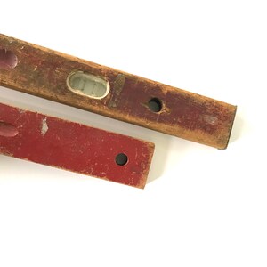 Vintage Wooden Levels, Set of Two - Etsy