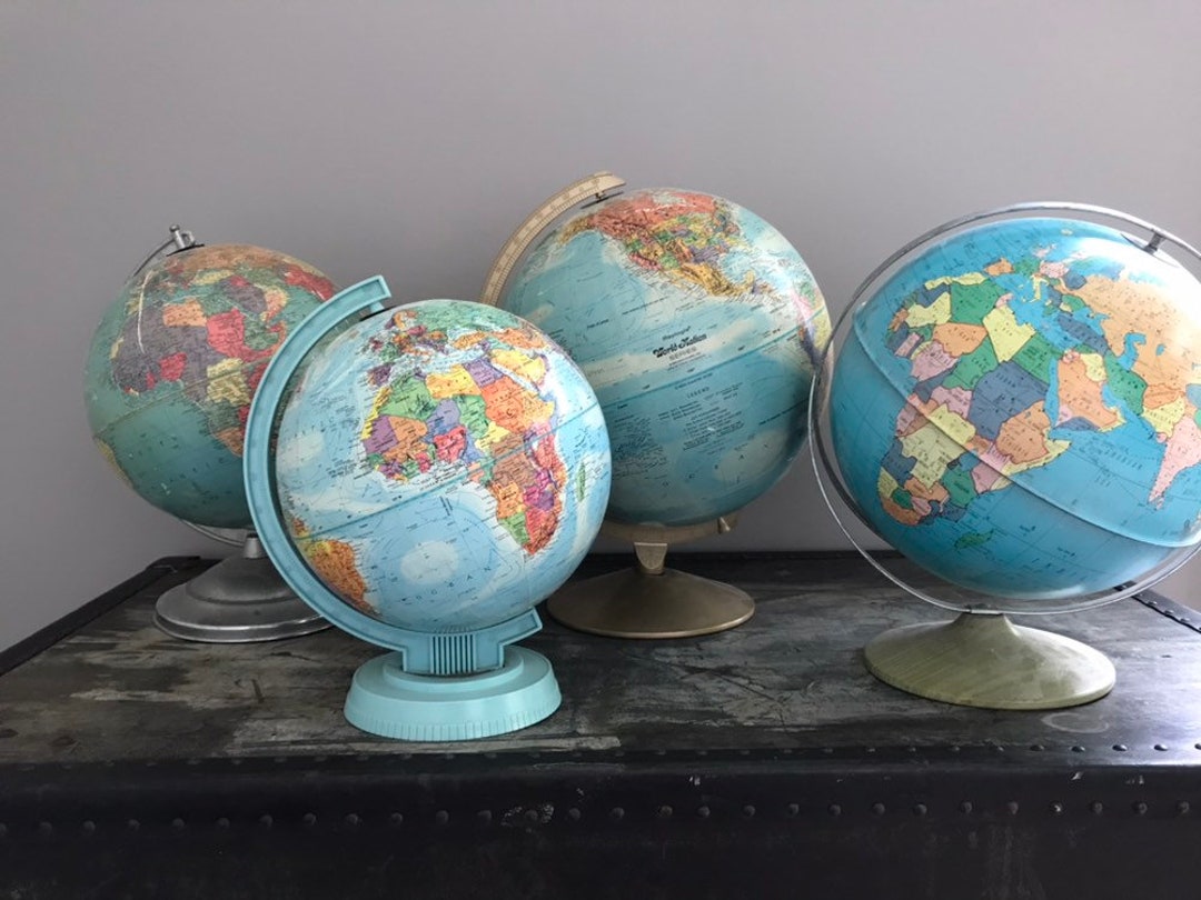 Vintage Globe, Pick One - Etsy