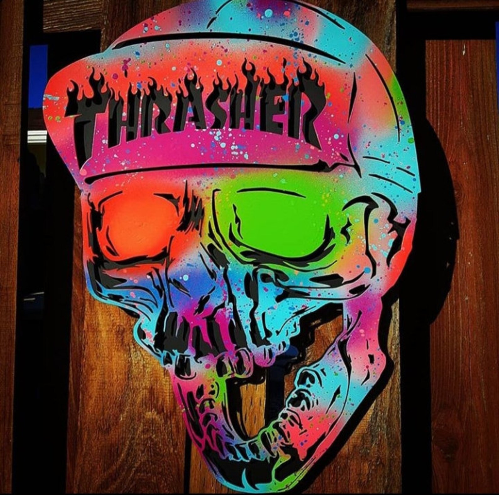 Vintage Thrasher Skull SVG / DXF Files for Plasma' Laser, Router - Etsy