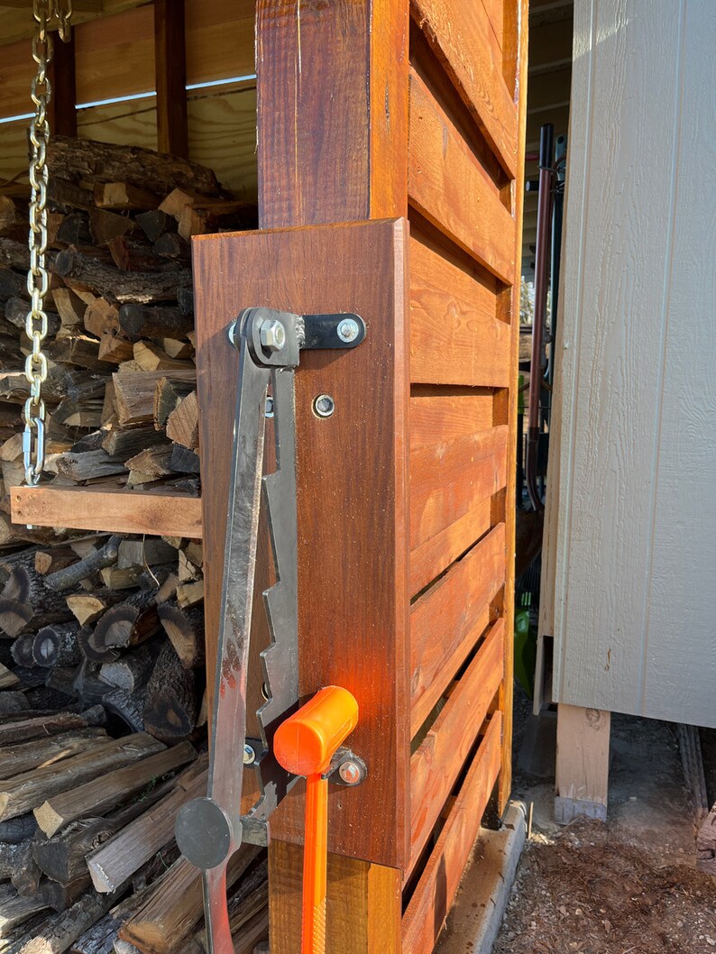 The Original EZ Split Wall Mounted Kindling and Wood Splitting System ...