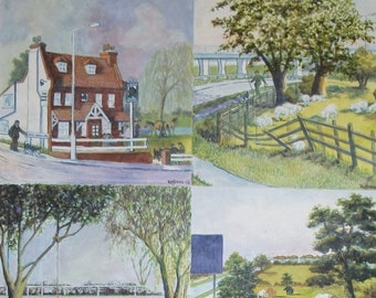 Polyptych Painting - Etsy