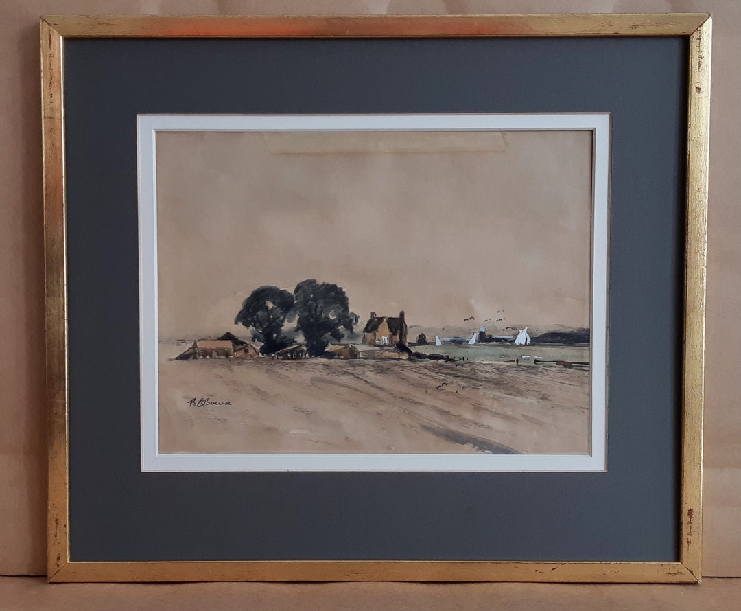 Norfolk Watercolour Landscape Painting Signed by the Artist - Etsy UK
