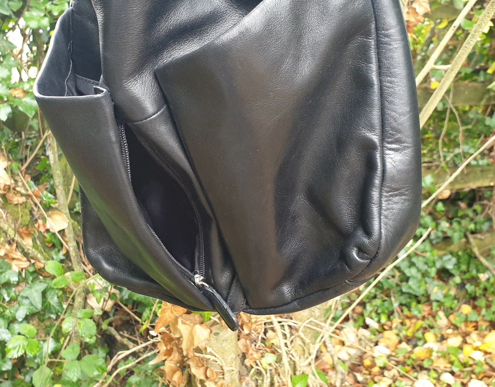 Tula Black Leather Hobo Tote Bag Vintage Tula Soft Black - Etsy UK