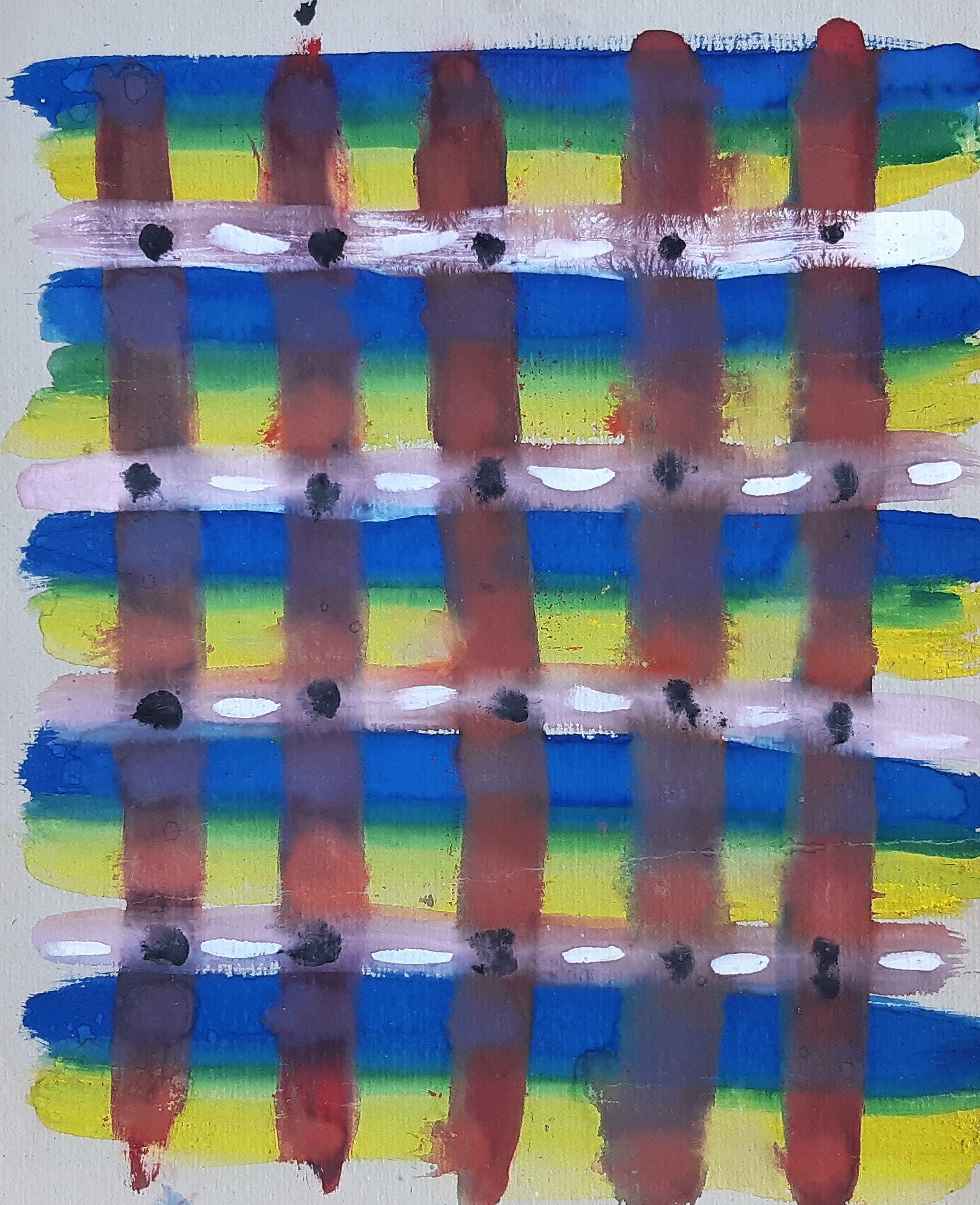 Textile Design Painting by Joyce Higgins 1950's - Etsy UK