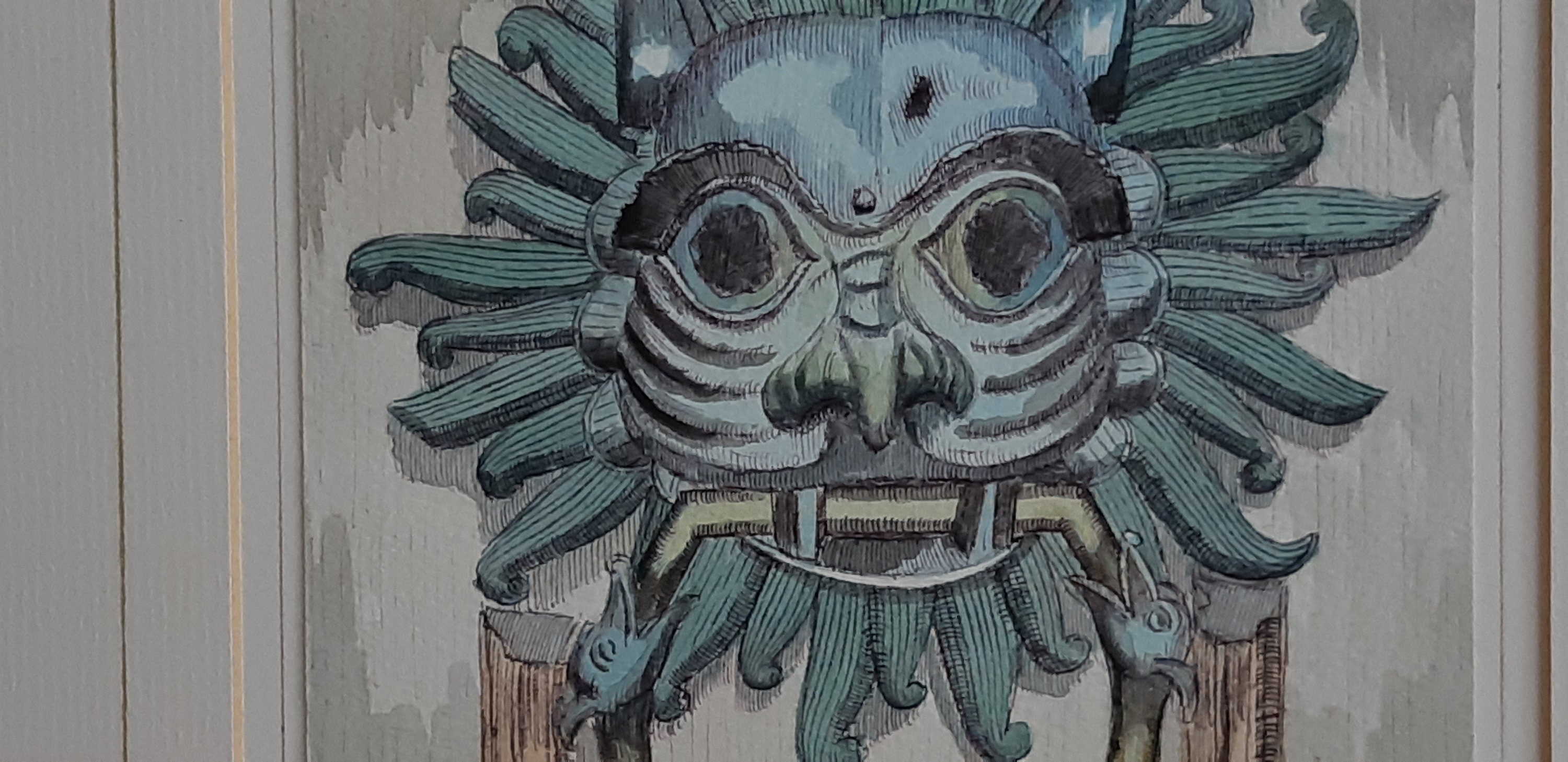 Durham Cathedral Sanctuary Door Knocker Original Pen and Ink | Etsy