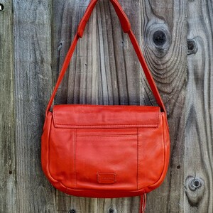 Radley London Red Leather Shoulder Bag, Soft Red Leather Short Handle ...
