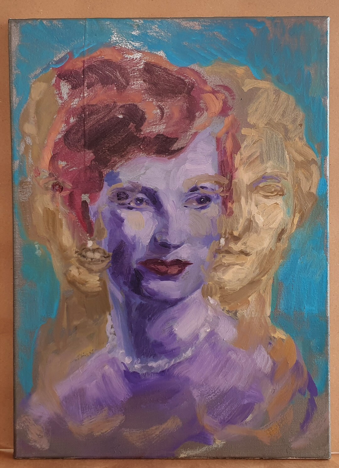 Ruth Ellis Oil Painting by Simon Foxall, Pop Art Portrait (22x16 In) - Etsy