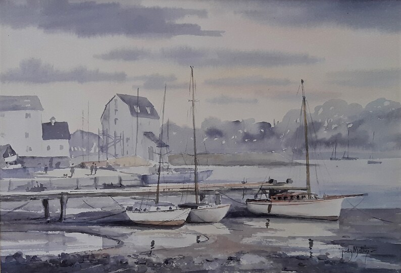 Woodbridge Original Watercolour Painting by Norfolk Artist - Etsy UK