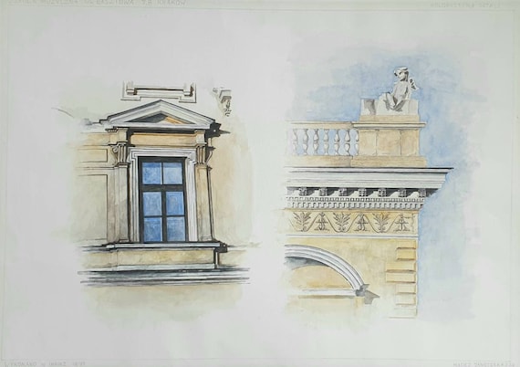 Georgian Architecture Drawing