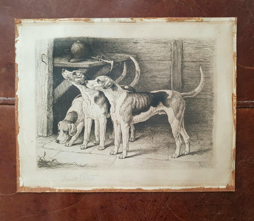 Frank Paton 1856-1909 British, Antique Original 19th Century Line ...