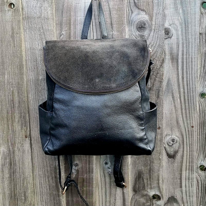 Vintage Suede Flap Bag - Etsy UK