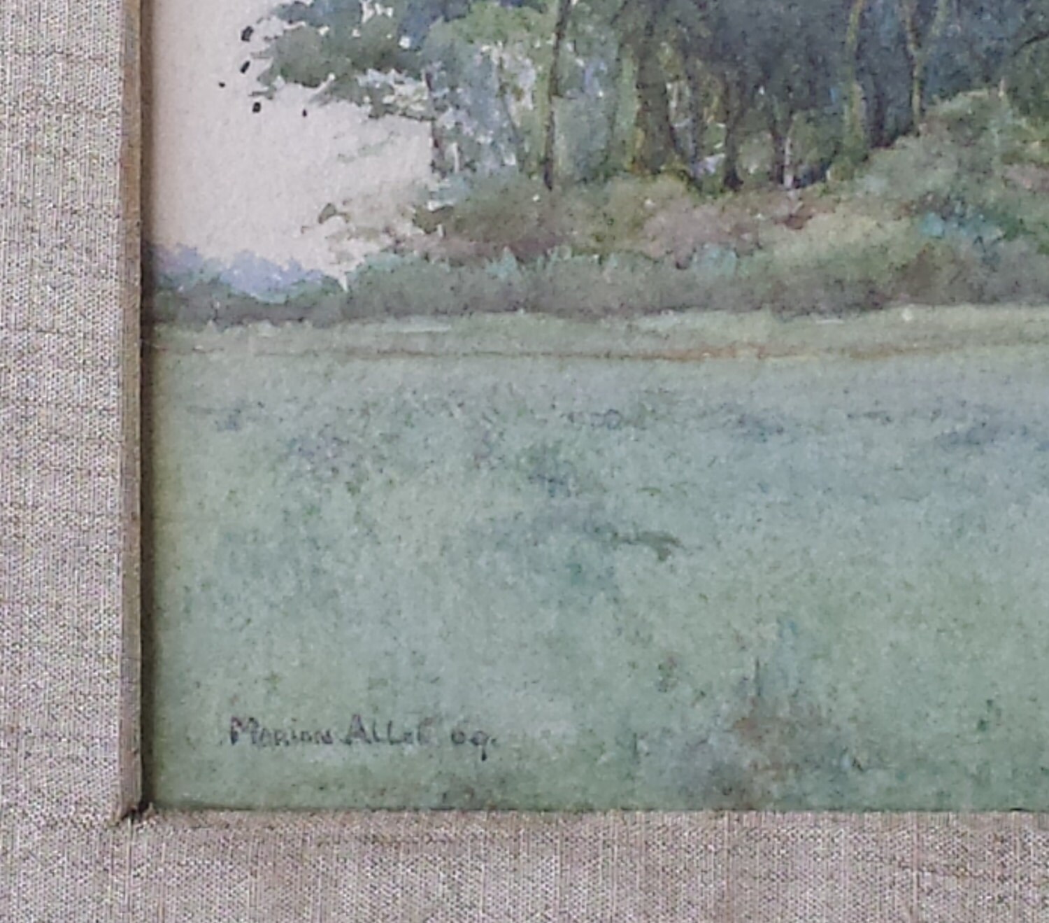 Pre-raphaelite Style English Sketch in Norfolk Watercolour - Etsy