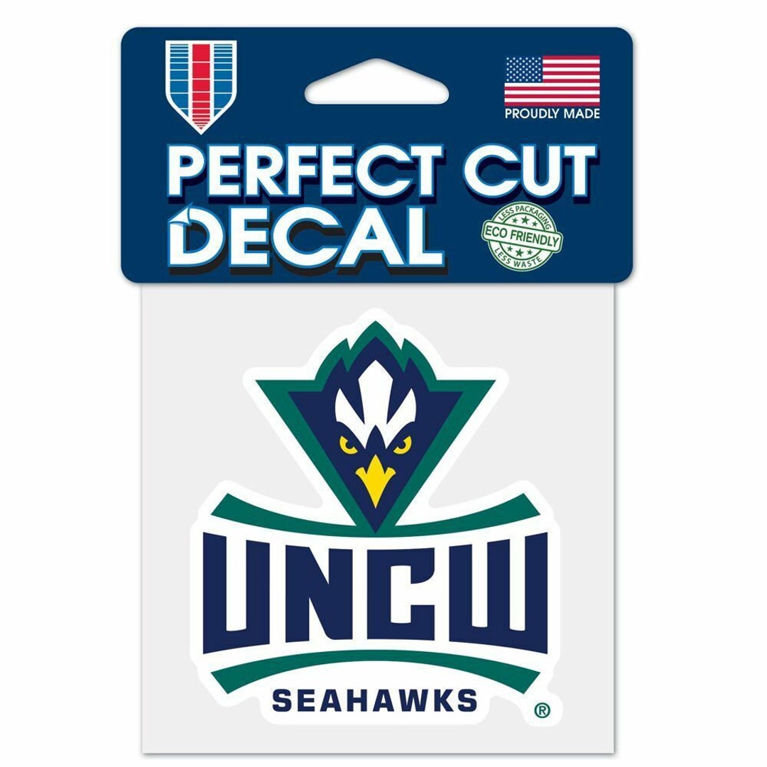UNC Wilmington Perfect Cut Decal 4x4 TWO Pack 2 - Etsy