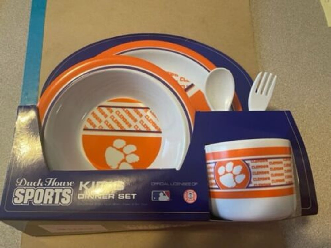 Clemson Tigers Kids 5pc Kids Dinner Set BRAND NEW - Etsy