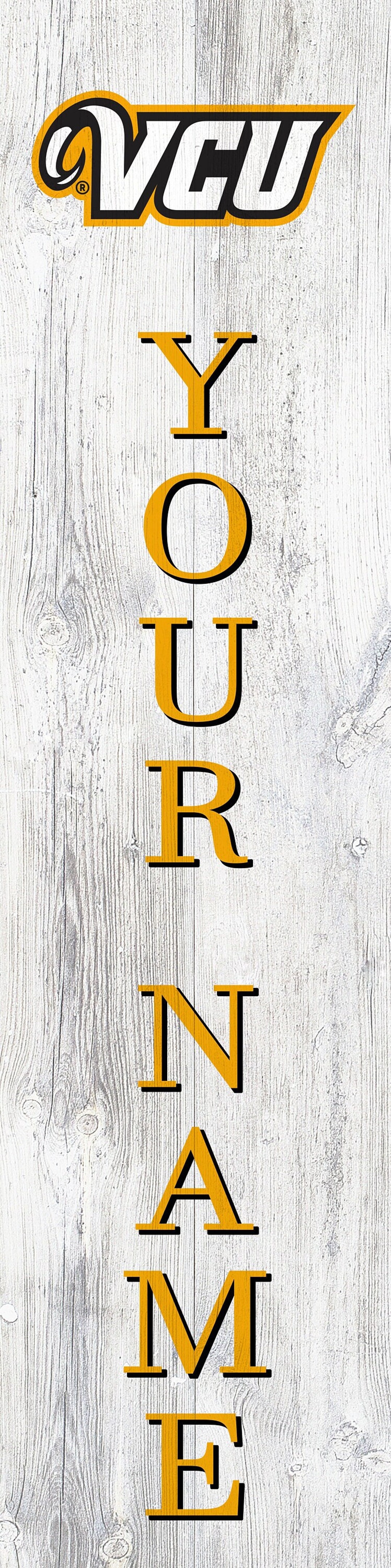 VCU Virginia Commonwealth Sign Personalized Leaner Sign 48" - Etsy