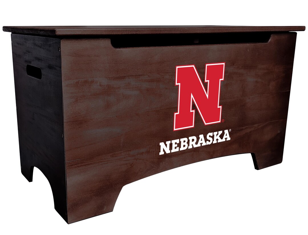 Nebraska Cornhuskers Toy Box Storage Chest - Etsy