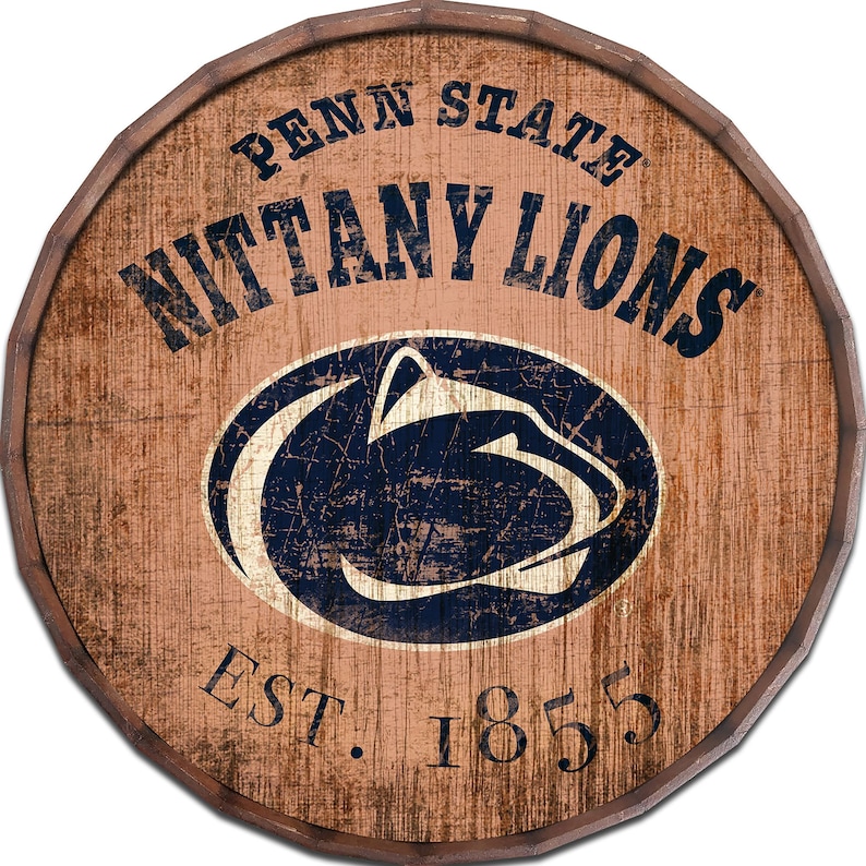 Penn State Barrel Top Established Sign 24 in Diameter - Etsy