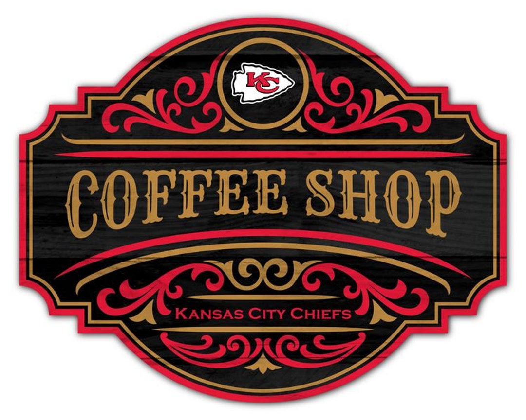 Kansas City Chiefs Coffee Shop Sign - 24'' Wall Art - Etsy