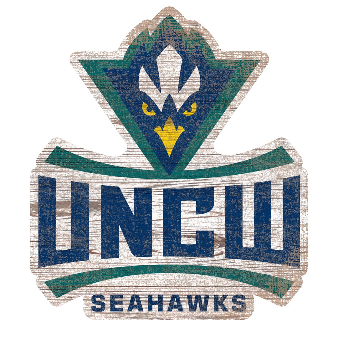 North Carolina University at Wilmington UNC Distressed Logo Cut Out ...