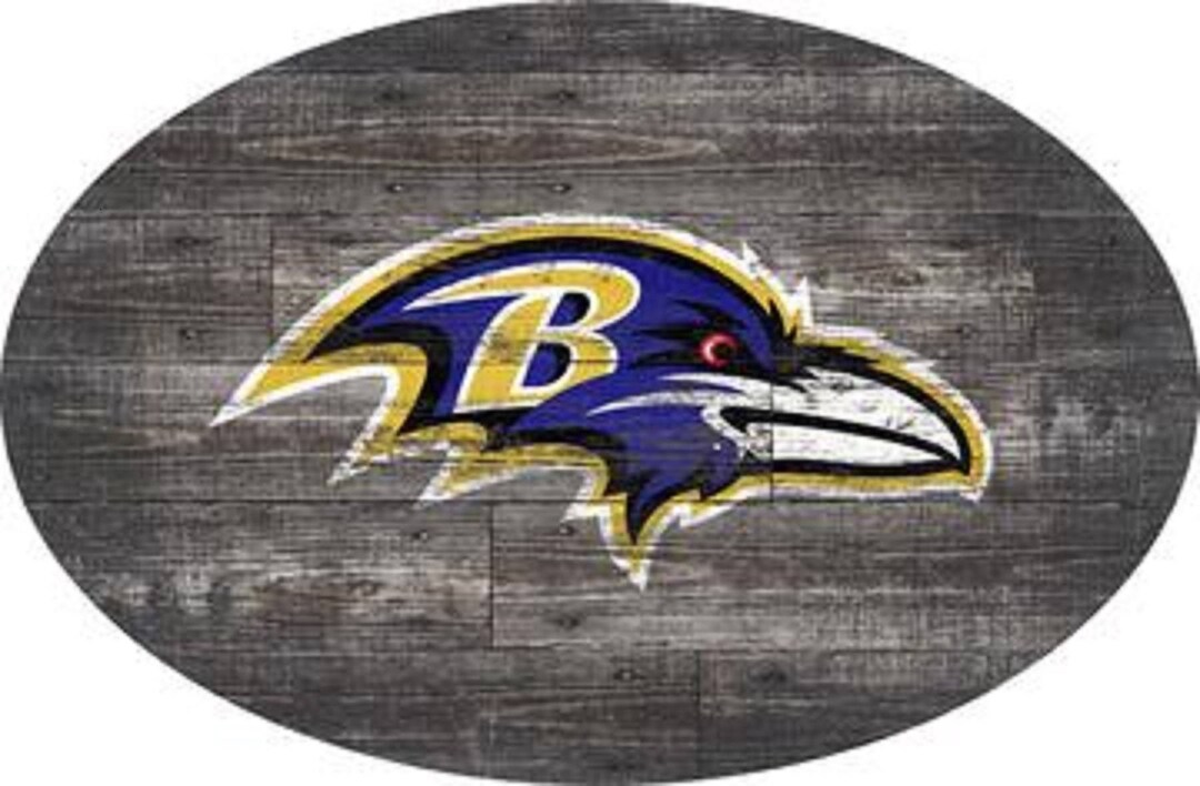 Baltimore Ravens Sign Wall Art 46" Distressed & Weathered Sign - Etsy