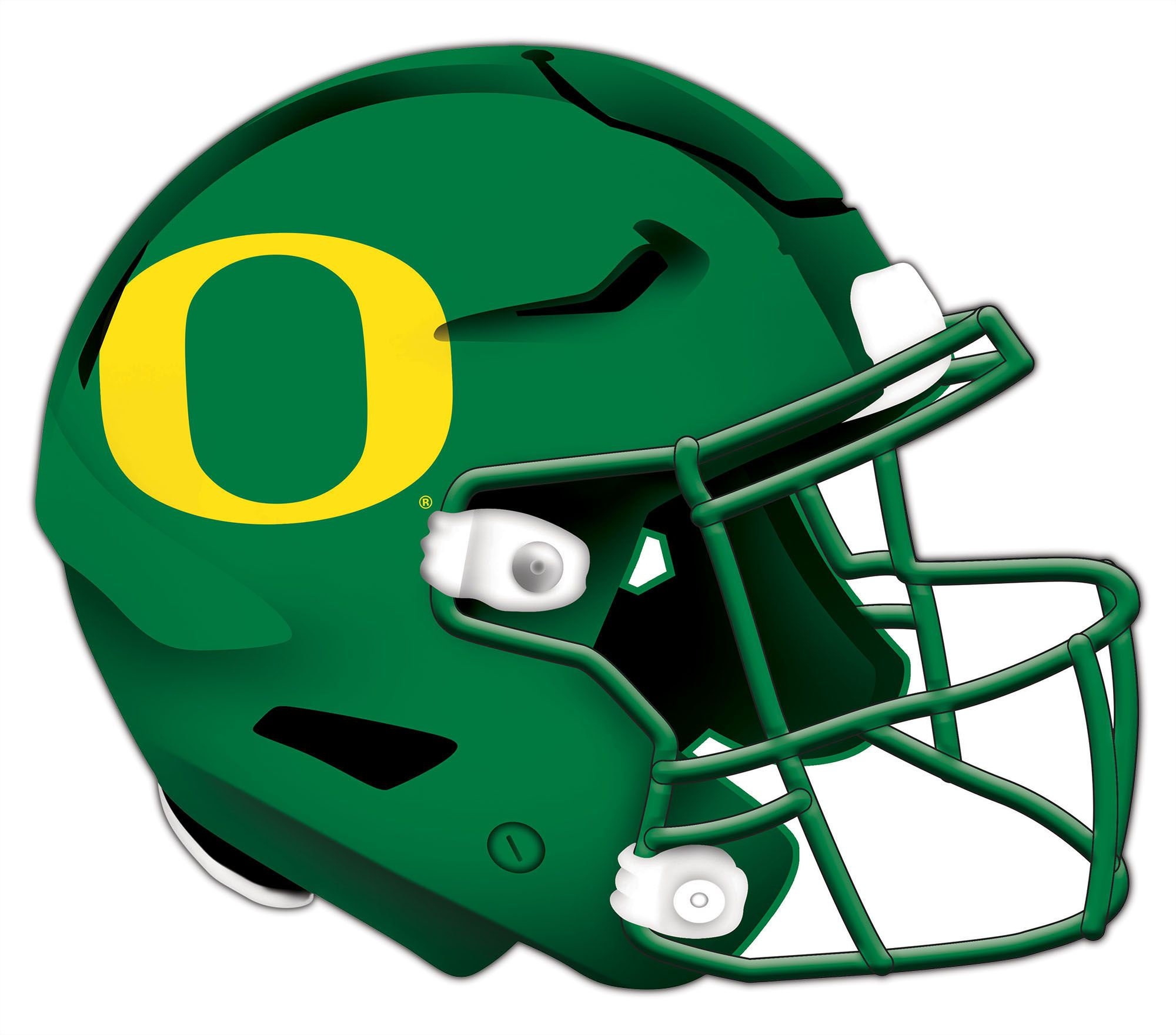 Oregon Ducks Carbon Fiber Helmet