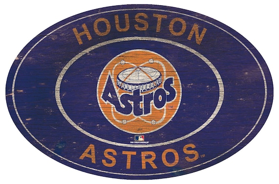 Houston Astros Historic Wall Art 46 Distressed Wood Sign - Etsy