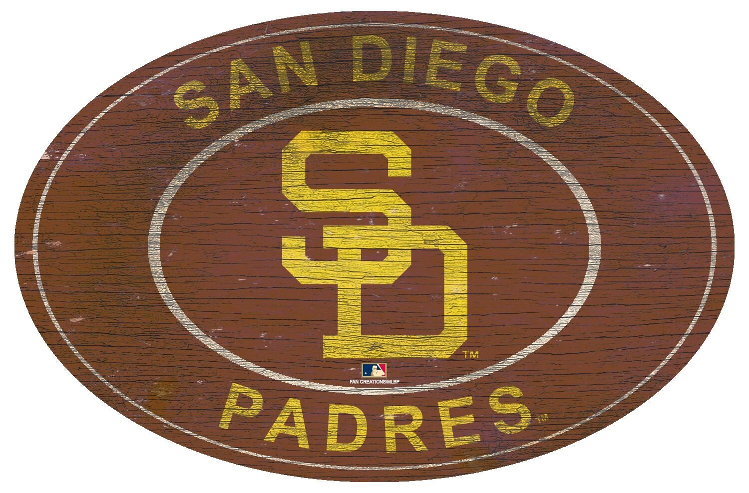San Diego Padres Historic Throwback Wall Art 46 - Etsy