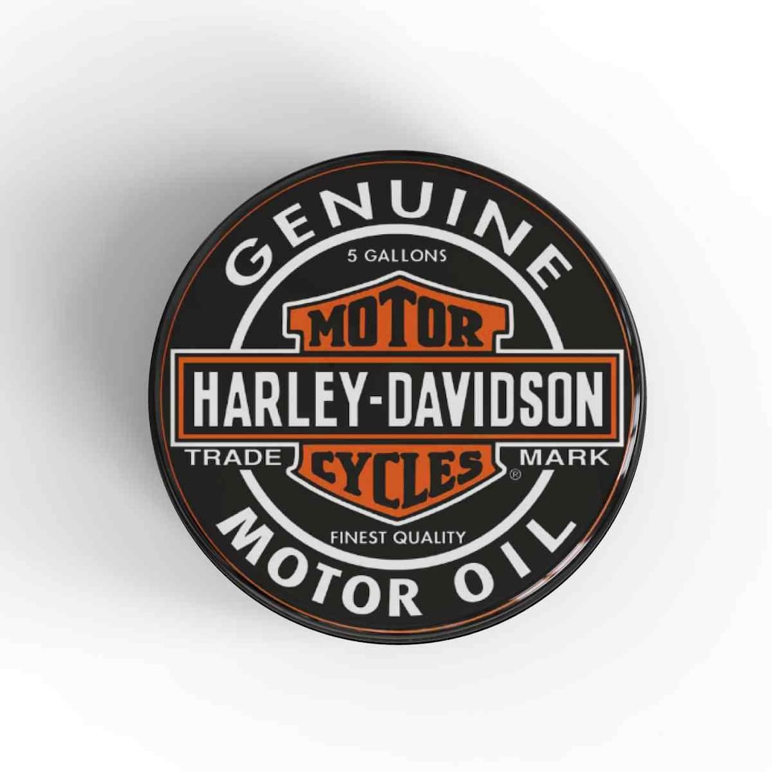 Harley Davidson Magnet Genuine Motor Oil Magnet 2 1/8 Round - Etsy