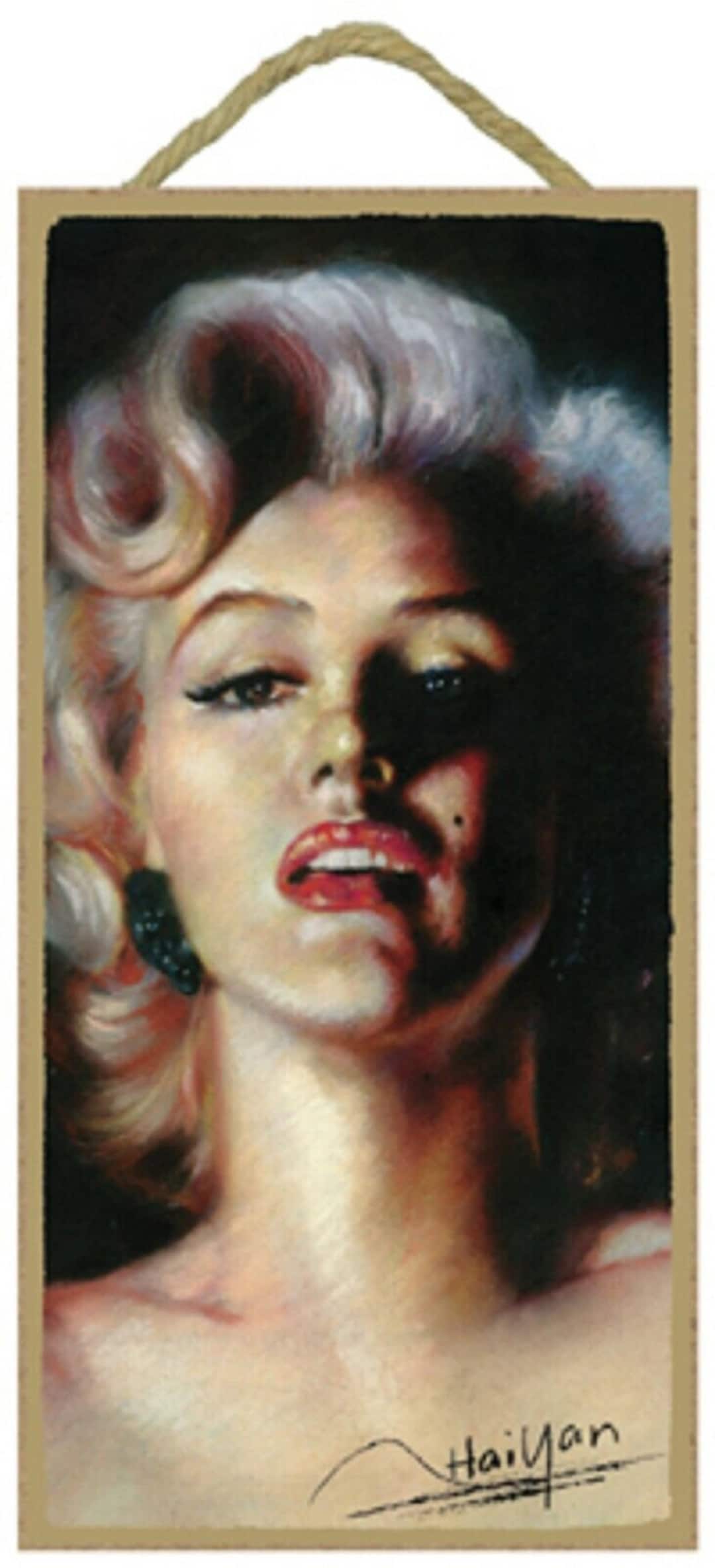 Marilyn Monroe Plaque 5" X 10" Wood Sign - Etsy