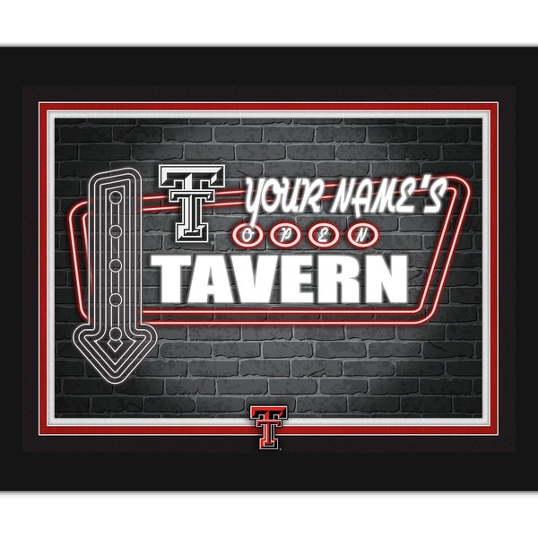 Texas Tech Neon Sign - Etsy