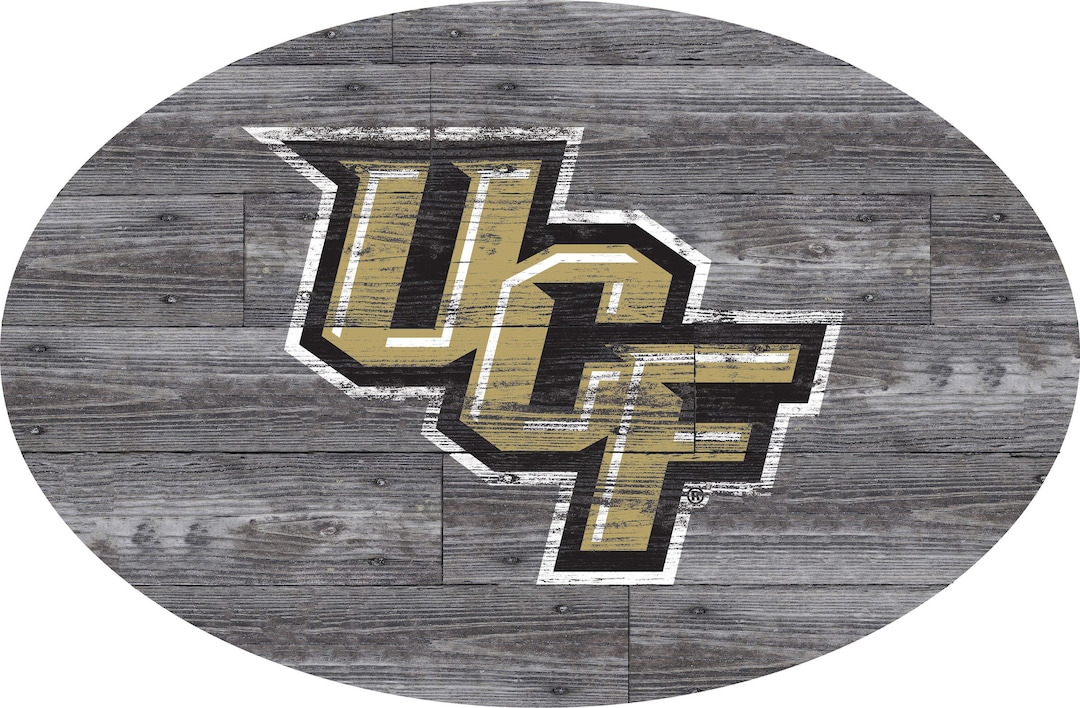 UCF Knights Sign Wall Art 46" Distressed & Weathered Sign - Etsy