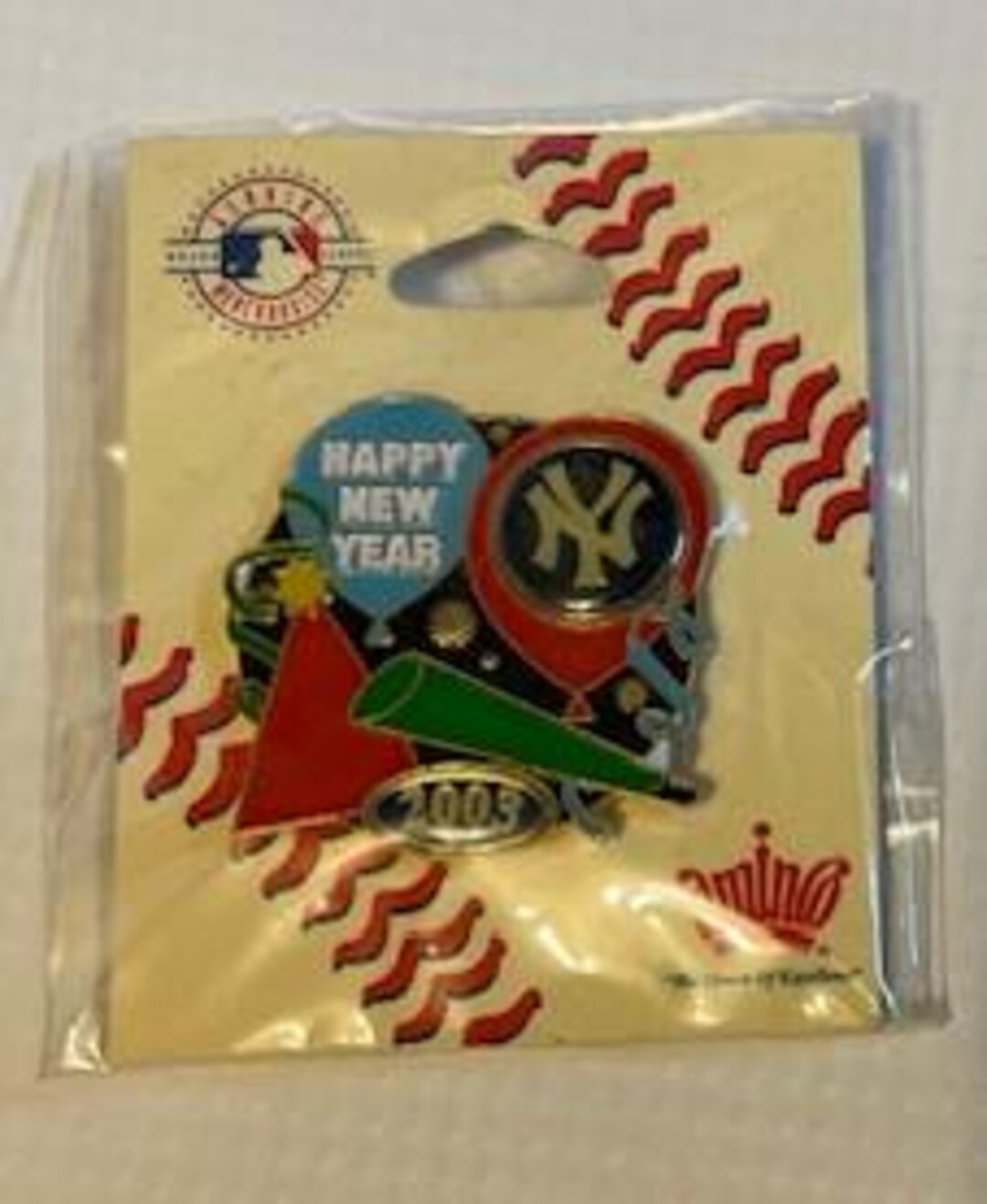 New York Yankees 2003 Pin Happy New Year Pin - Etsy