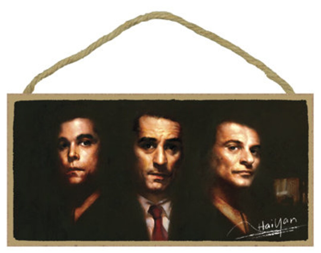 Goodfellas Plaque 5" X 10" Wood Sign - Etsy