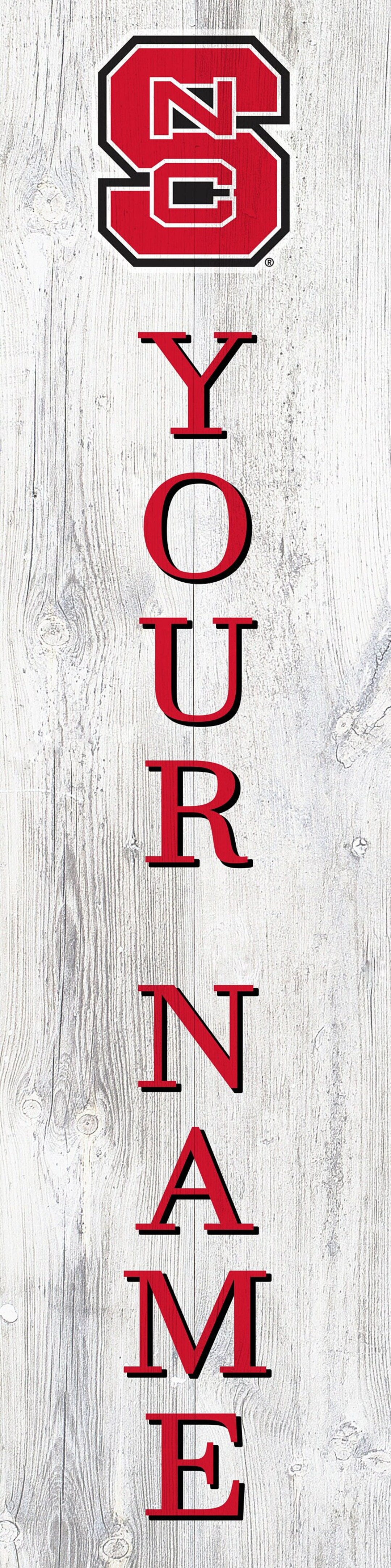 North Carolina State Sign Personalized Leaner Sign 48" - Etsy