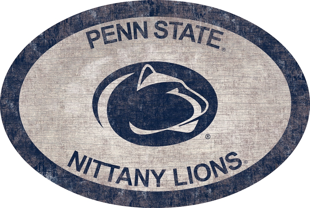 Penn State Nittany Lions Sign Wall Art 46" Distressed & Weathered Sign ...
