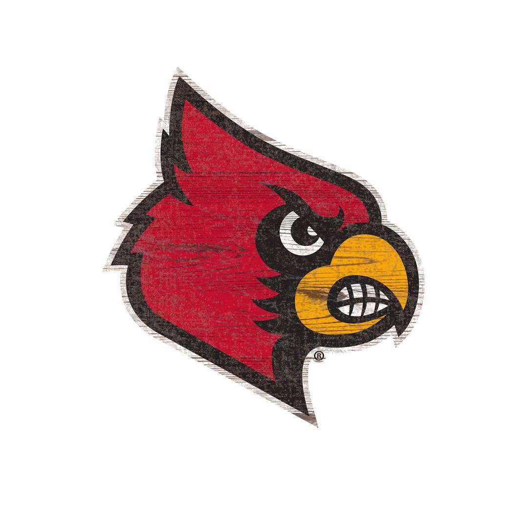 Louisville Distressed Logo Cut Out Wood Sign 24" Diameter Select NEW - Etsy