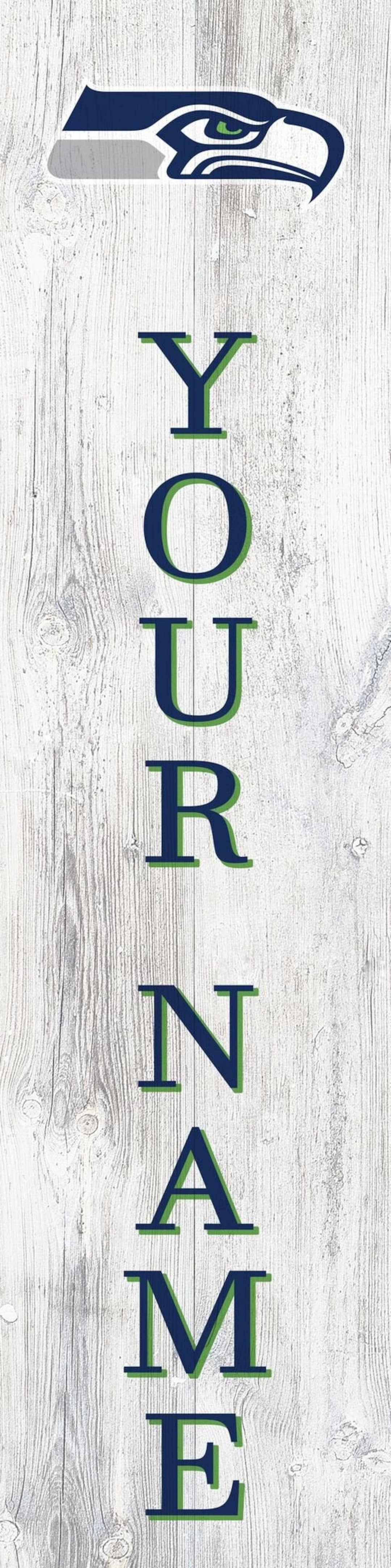 Seattle Seahawks Sign Personalized Leaner Sign 48" - Etsy