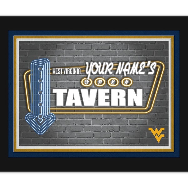 West Virginia Neon Sign - Etsy