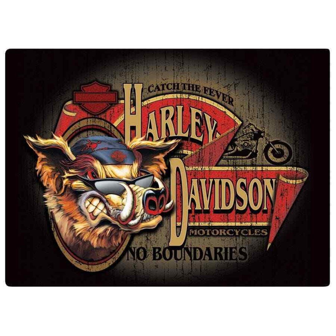 Harley Davidson Magnet Raised & Embossed No Boundaries Magnet - Etsy