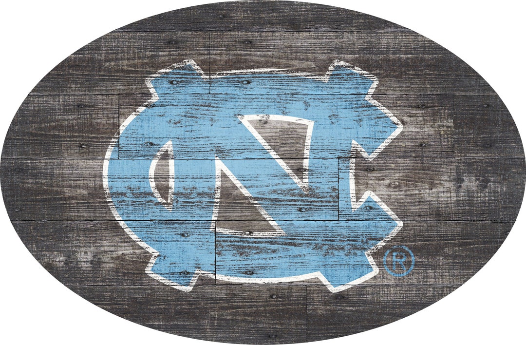 North Carolina Tar Heels Sign Wall Art 46" Distressed & Weathered Sign ...