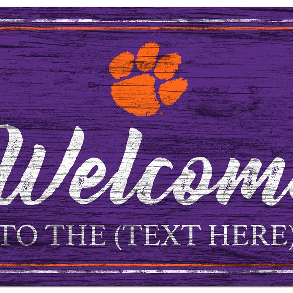 Clemson Sign - Etsy