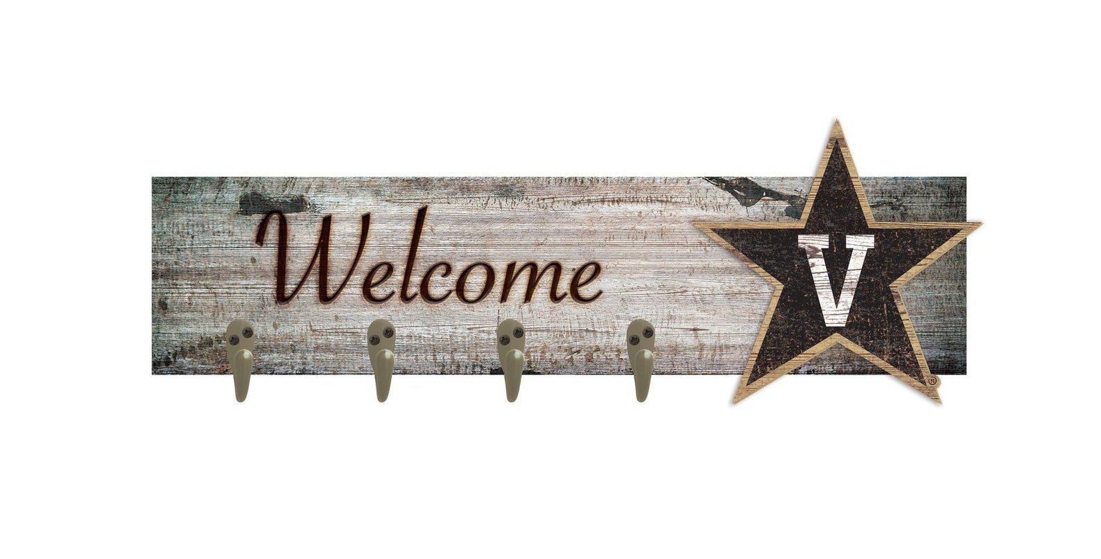 Vanderbilt Welcome Coat Rack / Coat Hanger 6" X 24" - Etsy