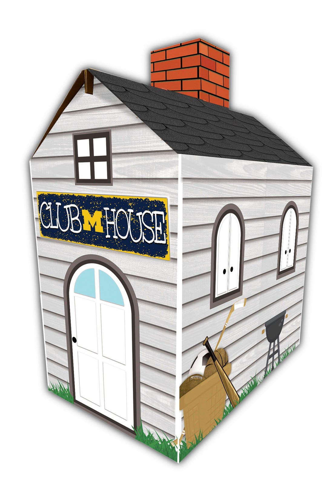 Michigan Wolverines Cardboard Clubhouse - Etsy