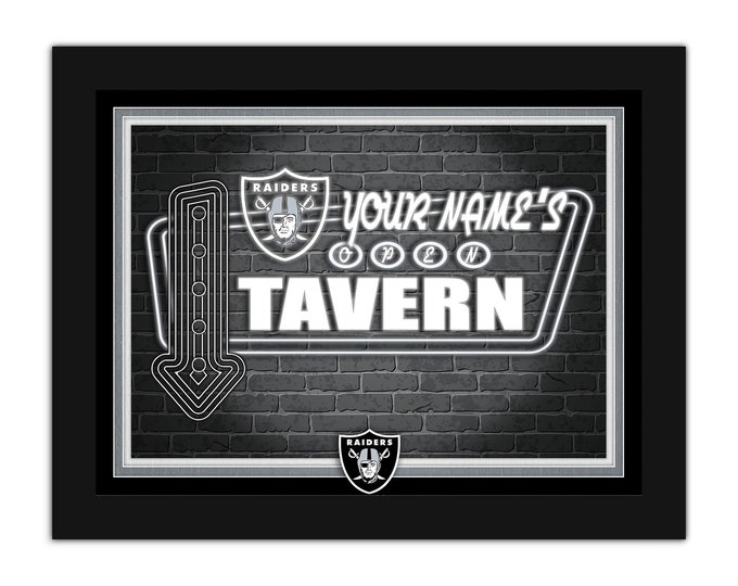 NFL Las Vegas Raiders Custom Light Raider Fan Birthday Gift Lithophane ...